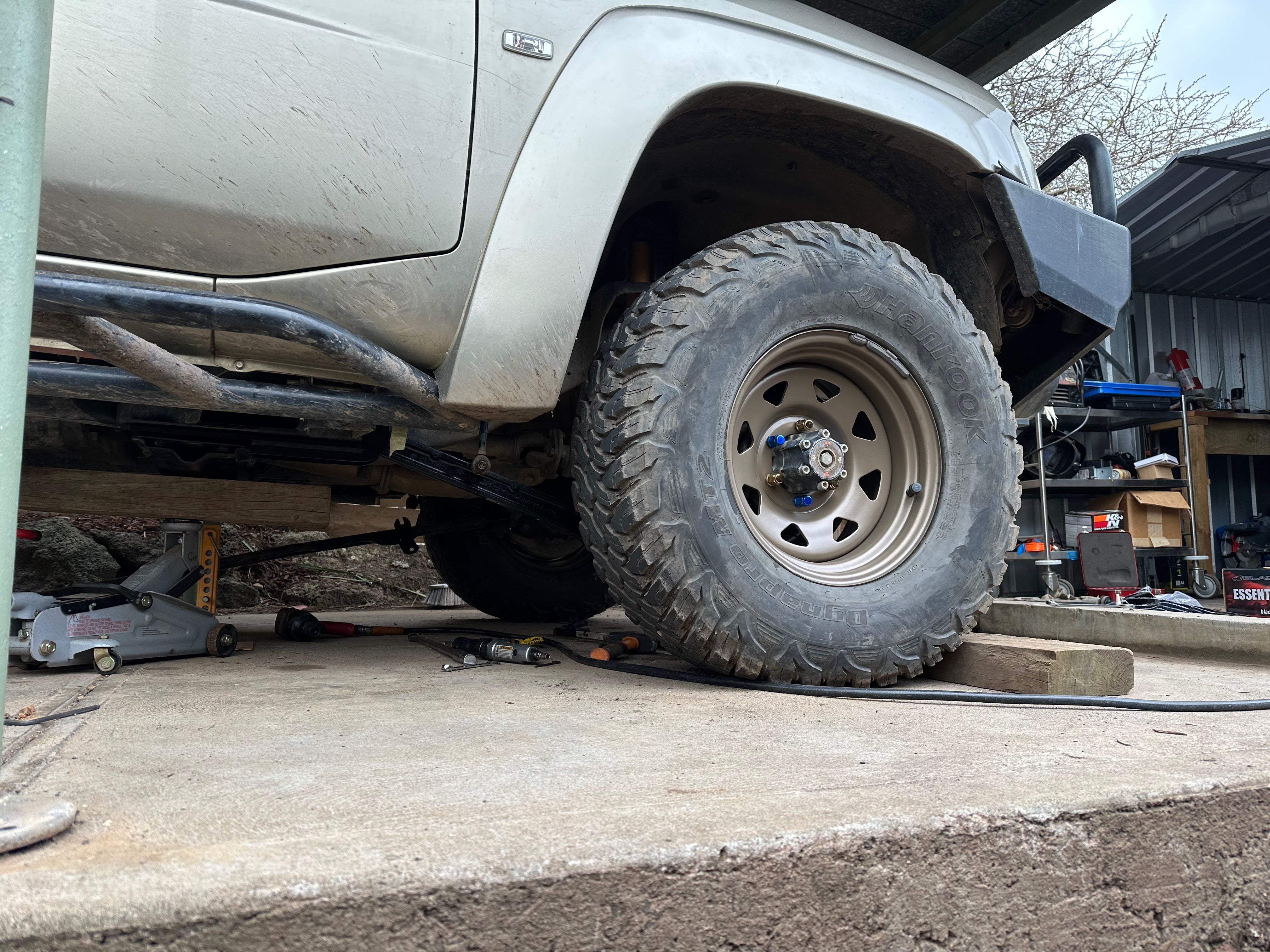 Steel wheels are better than alloys for a GU Patrol – Tracker 4x4